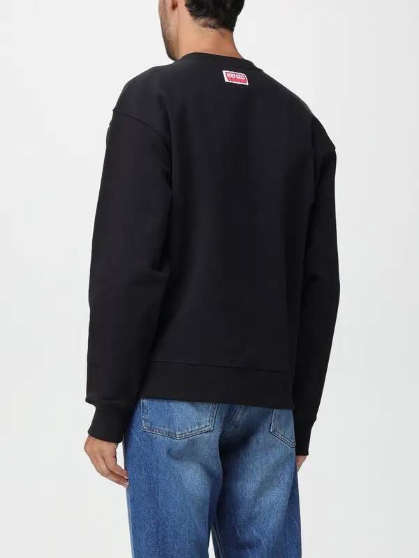 Kenzo Boke Flower Cotton Sweatshirt - Black
