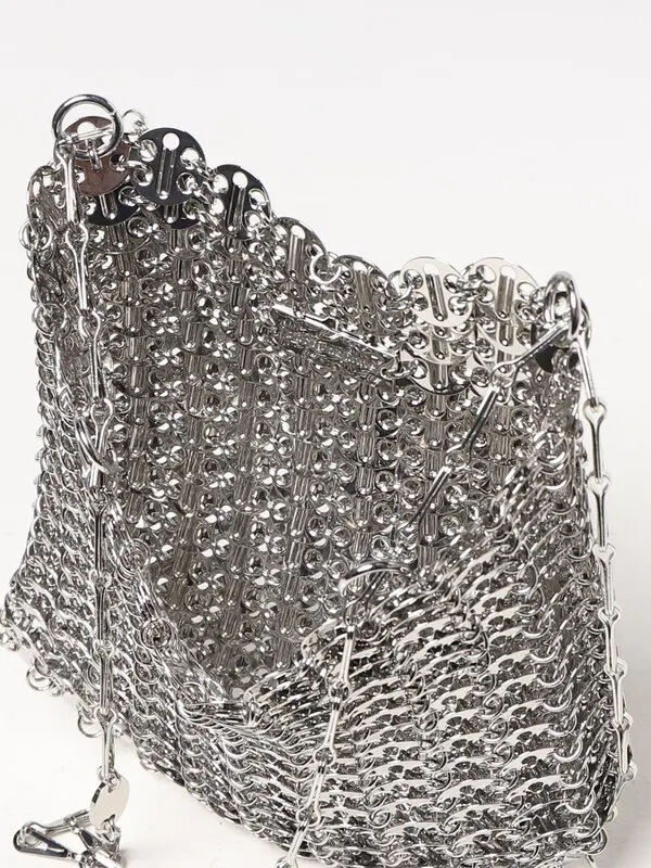 Rabanne Chainmail Mini Bag - Silver