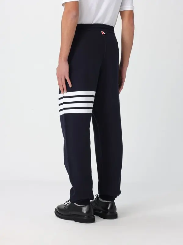 Thom Browne Jogger Pants With Signature Stripes