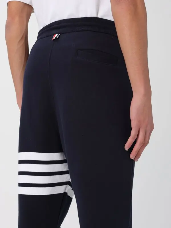 Thom Browne Jogger Pants With Signature Stripes