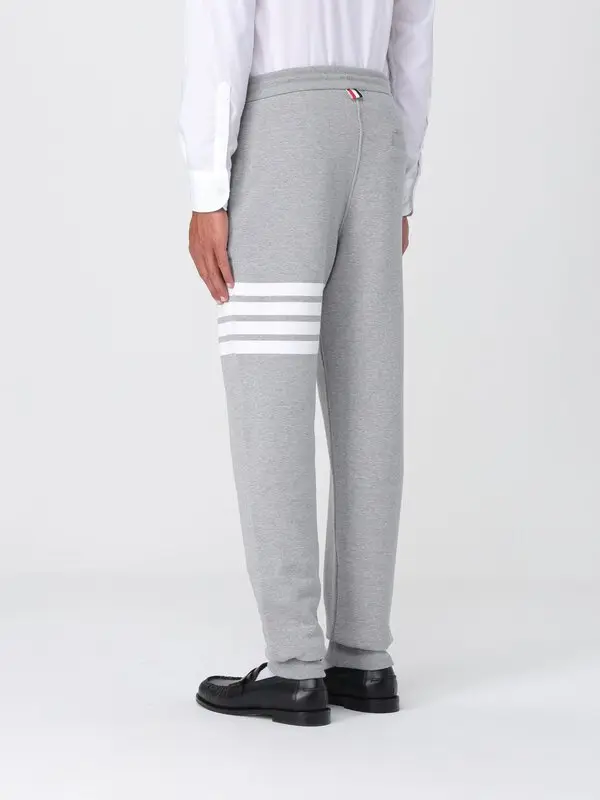 Thom Browne Cotton Trousers - Grey