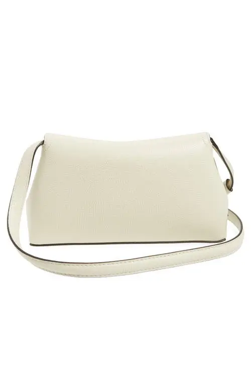 TOTEME T-lock Leather Clutch - Milk