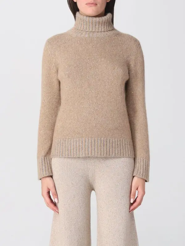 Fabiana Filippi Turtleneck Sweater - Beige