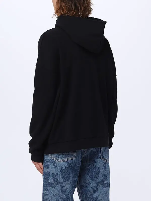 Palm Angels Cotton Sweatshirt - Black