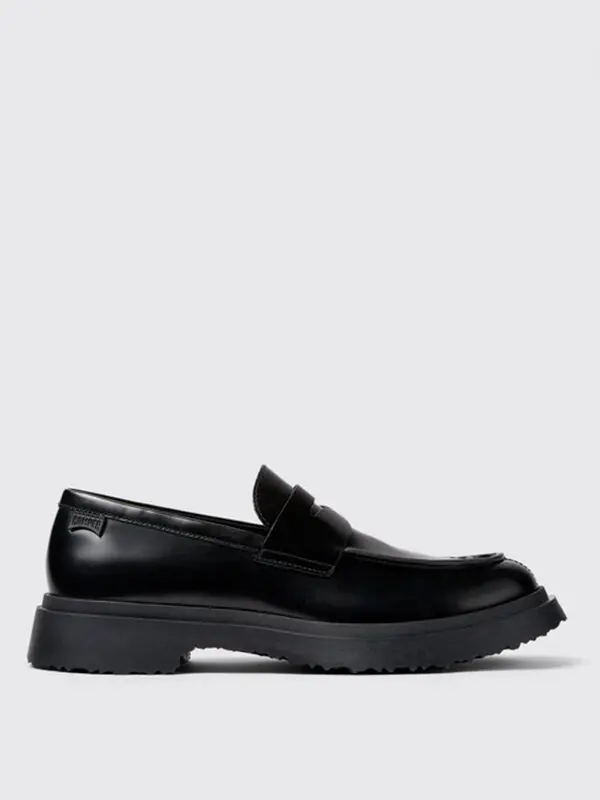 Camper Walden Leather Moccasins - Black