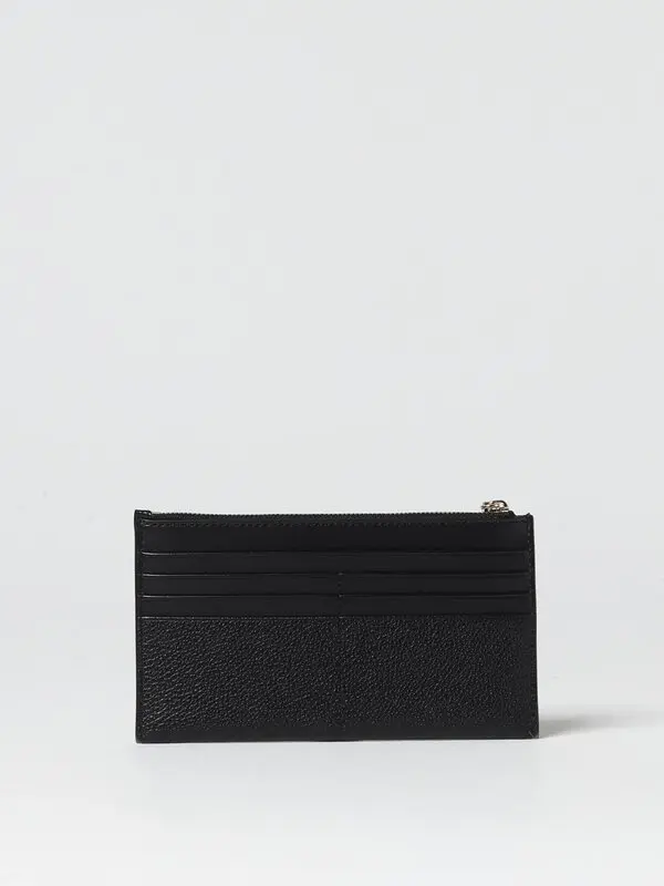 Michael Kors Empire Credit Card Holder In Leather - Black