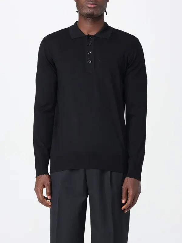 PAOLO PECORA Polo Shirt - Black