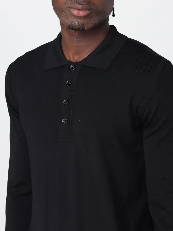 PAOLO PECORA Polo Shirt - Black