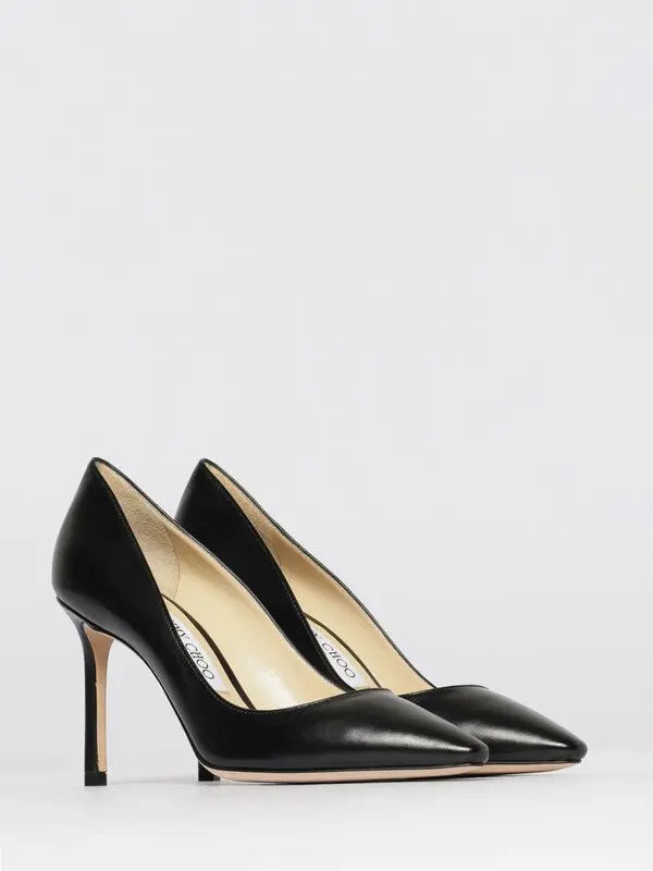 JIMMY CHOO Pointed Toe High Heel Pumps - Black