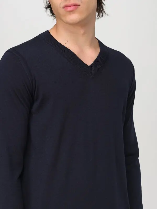 PAOLO PECORA V-neck Sweater - Blue