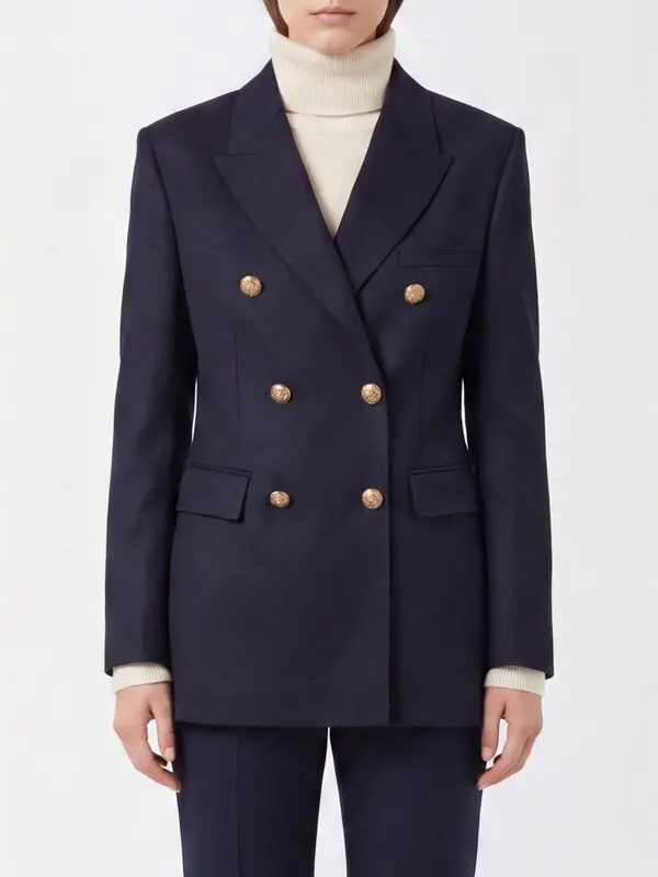 GOLDEN GOOSE Double Breasted Jacket - Blue