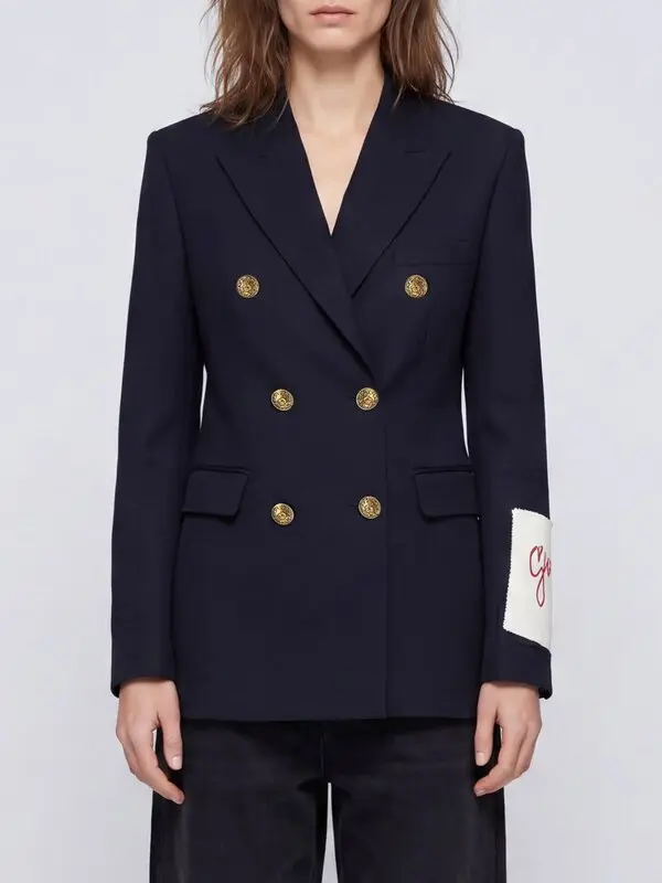 GOLDEN GOOSE Double Breasted Jacket - Blue