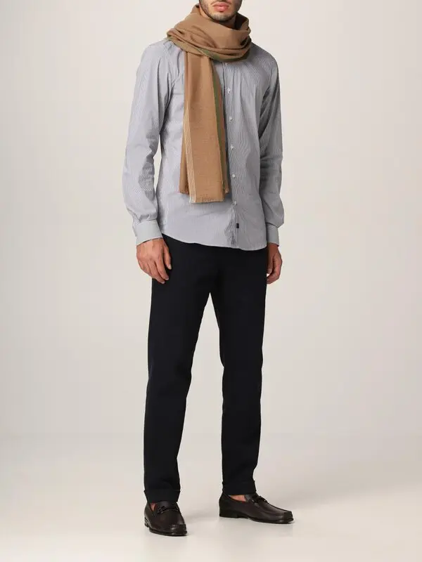 FAY Scarf In Wool And Cashmere