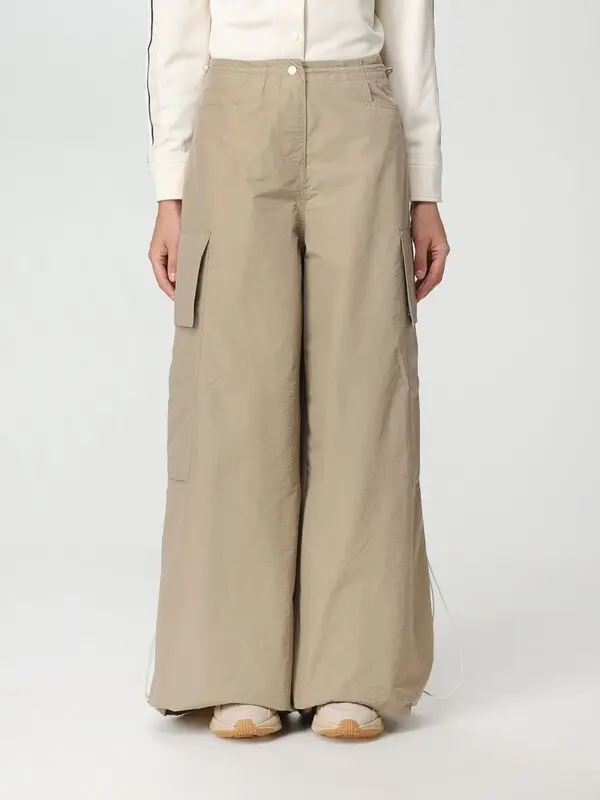 Palm Angels Technical Fabric Trousers - Beige