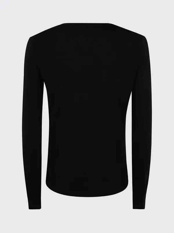 Theory Ribbed Knit Round Neck Sweater