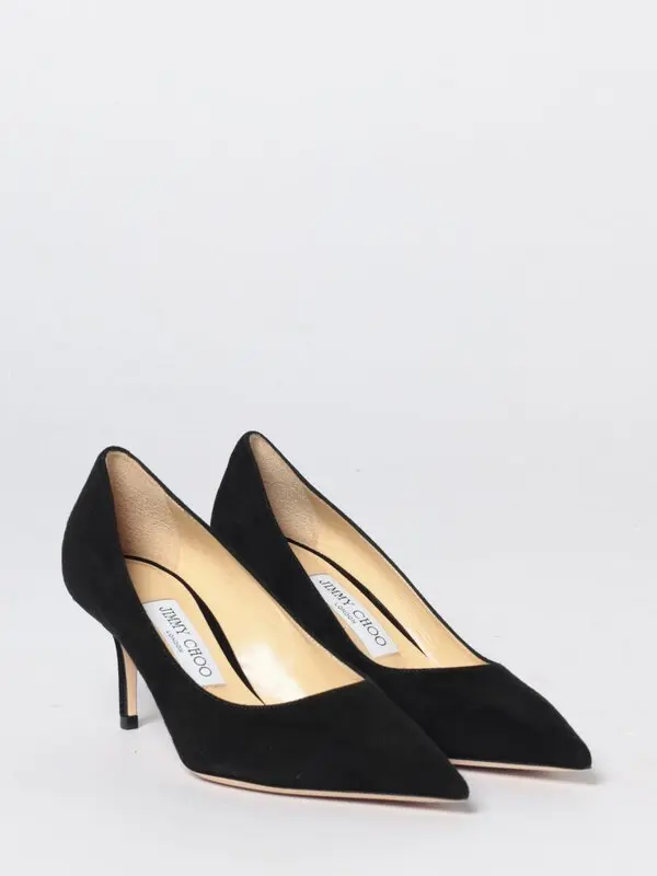 JIMMY CHOO Suede Pointed Toe Pumps
