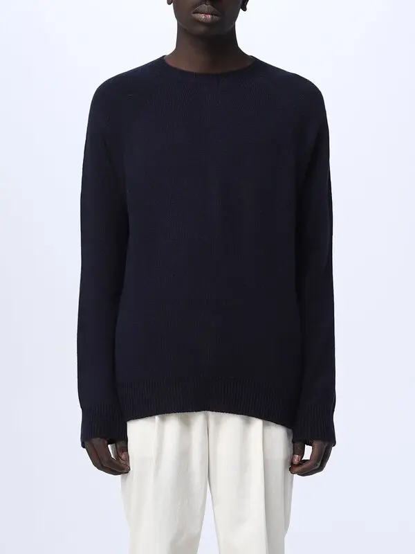 JIL SANDER Crew Neck Pullover - Blue
