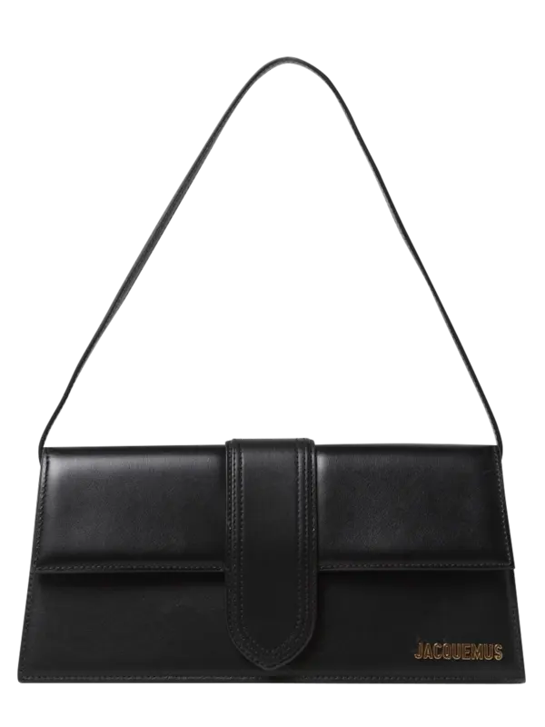 Jacquemus Leather Shoulder Bag - Black