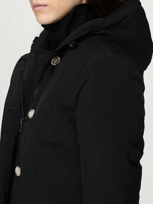 Woolrich Parka With Fur Hood - Black