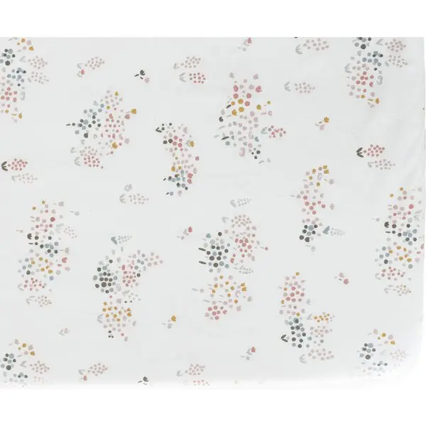 PEHR Organic Cotton Crib Sheet - Flower Patch