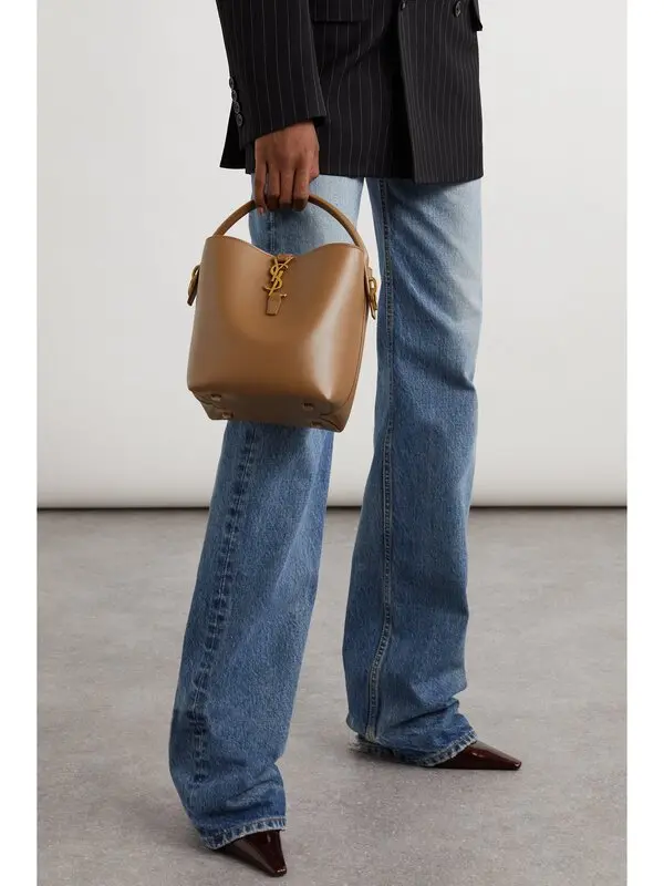 Saint Laurent Le 37 Small Bucket Bag - Brown