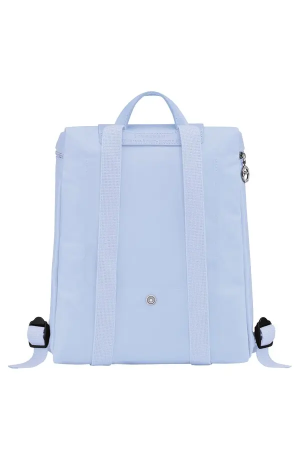 Longchamp Le Pliage Green Recycled Canvas Backpack - Sky  display picture 2