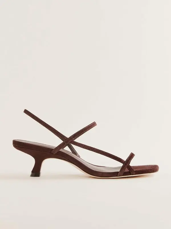REFORMATION Serenity Bare Sandal - Brown