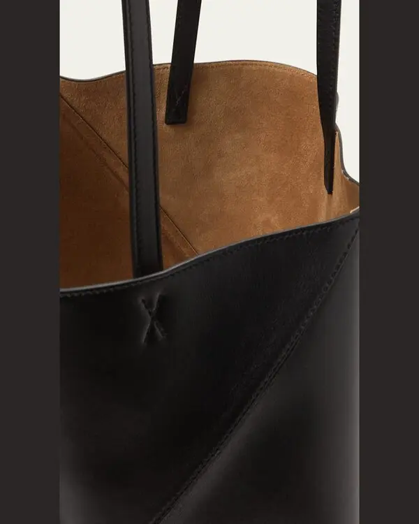 Loewe Puzzle Fold Medium Tote Bag - Black