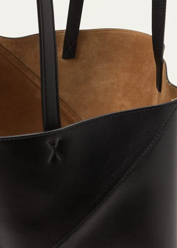 Loewe Puzzle Fold Medium Tote Bag - Black