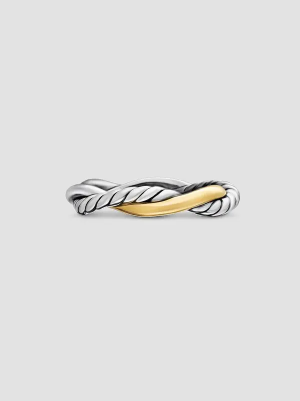 David Yurman Petite Infinity Band Ring In Sterling - Silver