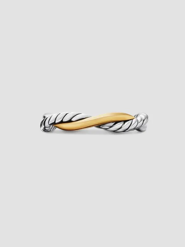David Yurman Petite Infinity Band Ring In Sterling