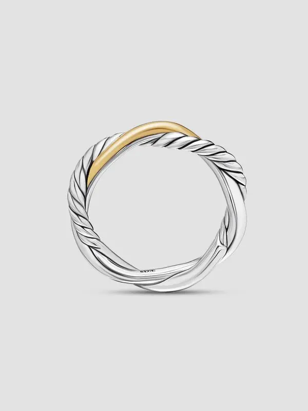 David Yurman Petite Infinity Band Ring In Sterling