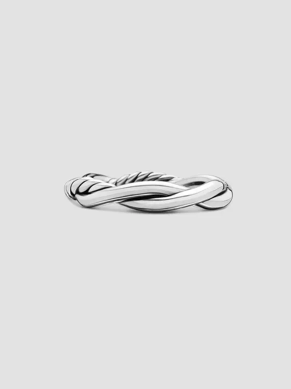 David Yurman Petite Infinity Band Ring In Sterling
