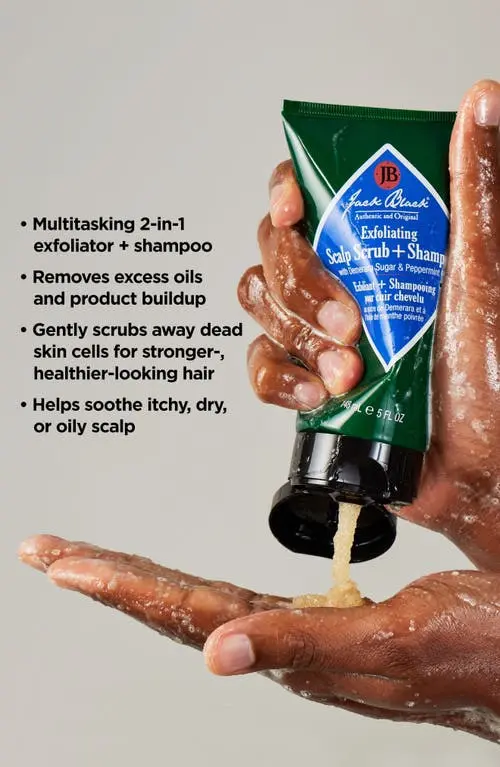 Jack Black Exfoliating Scalp Scrub+ Shampoo