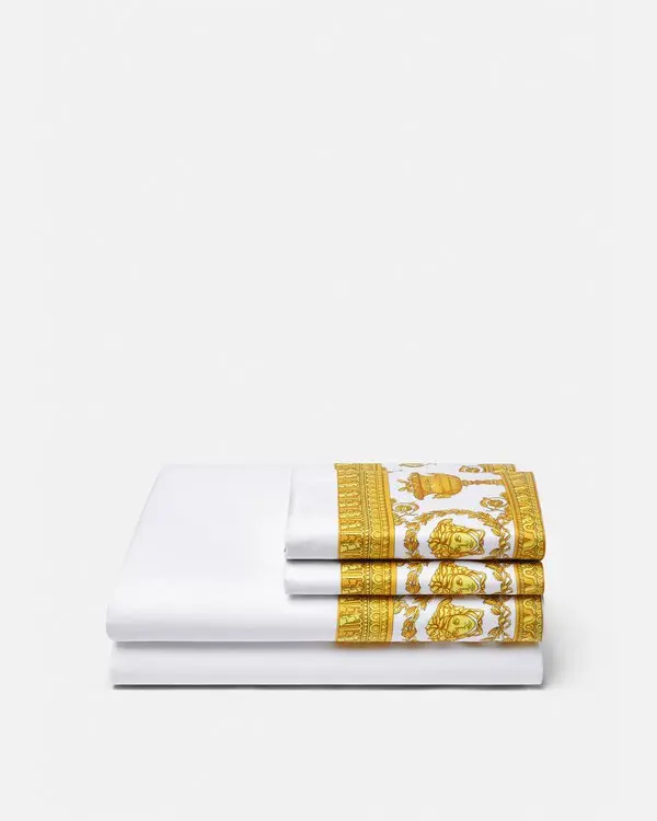 Versace I ♡ Baroque / Bed Set - White