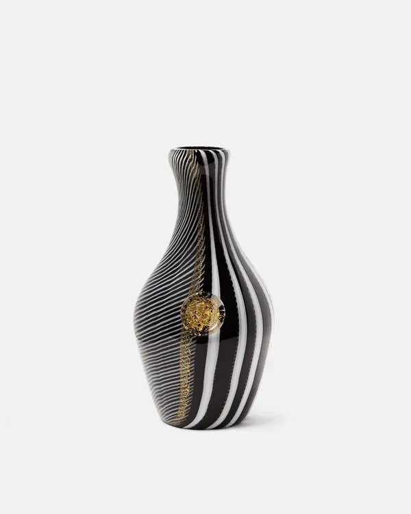 Versace Smoking Venini Vase - Black