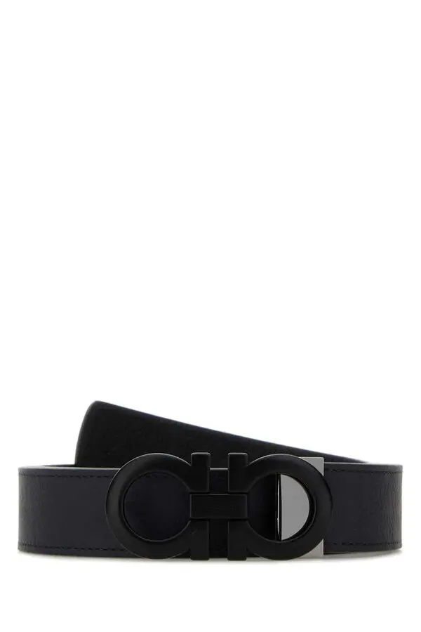 FERRAGAMO Leather Belt - Blue