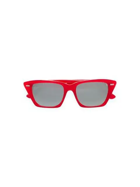 Acne Studios Sunglasses 1sc176_ - Red Silver Mirror