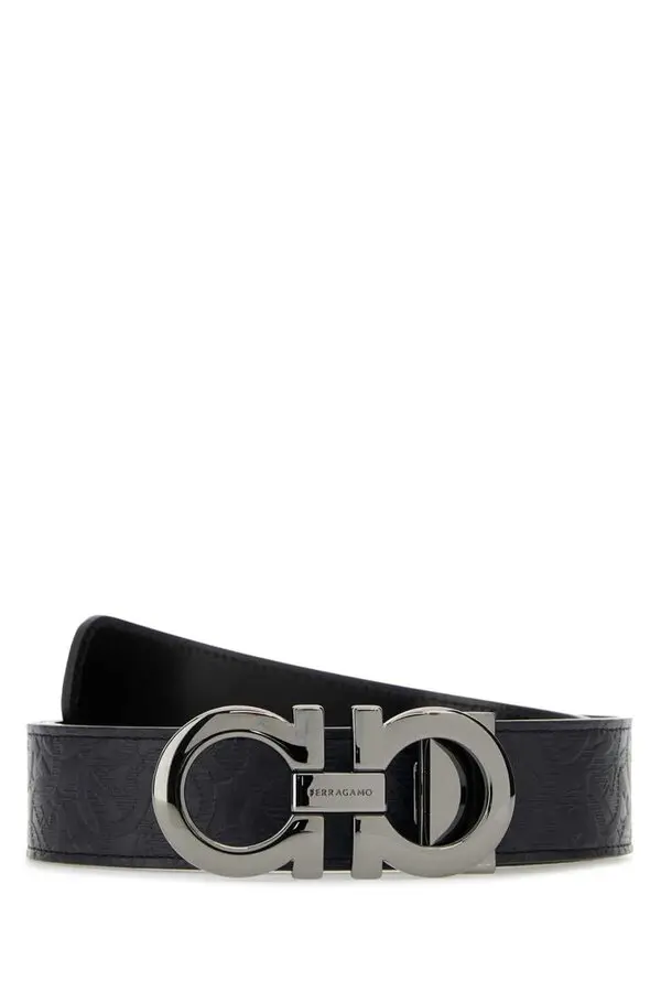 FERRAGAMO Reversible Belt - Blue