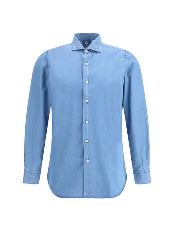 FINAMORE 1925 Shirts - Blue