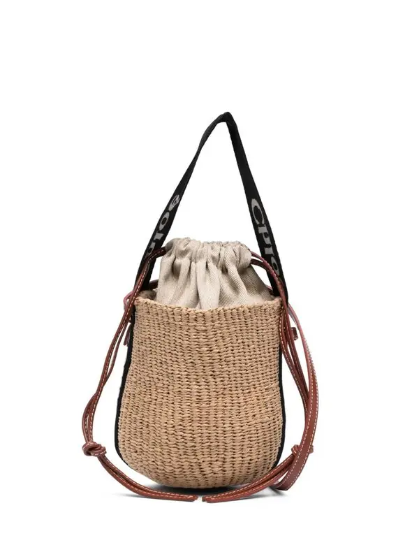 Chloé Small Woody Bucket Bag - Neutrals