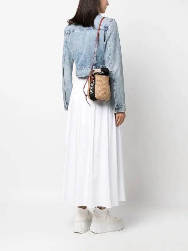 Chloé Small Woody Bucket Bag - Neutrals