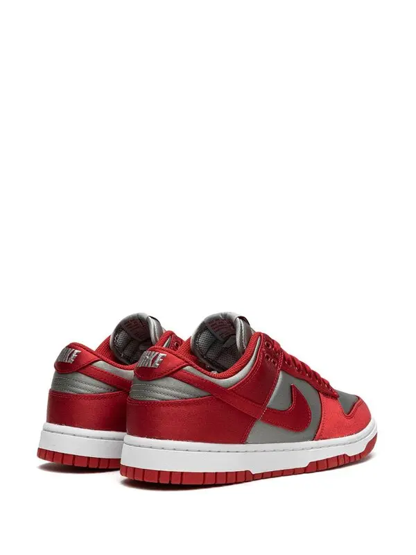 Nike Dunk Low Unlv Satin Sneakers - Red