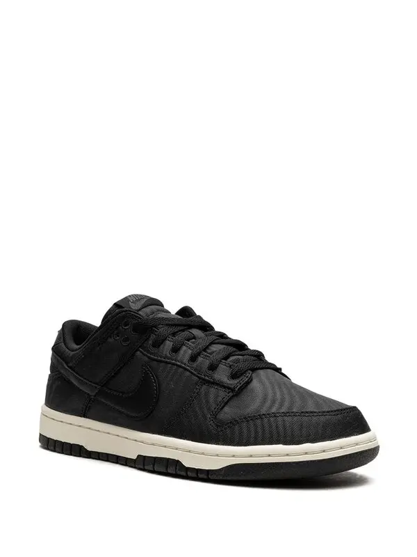 Nike Dunk Low Retro Prm Canvas Sneakers - Black