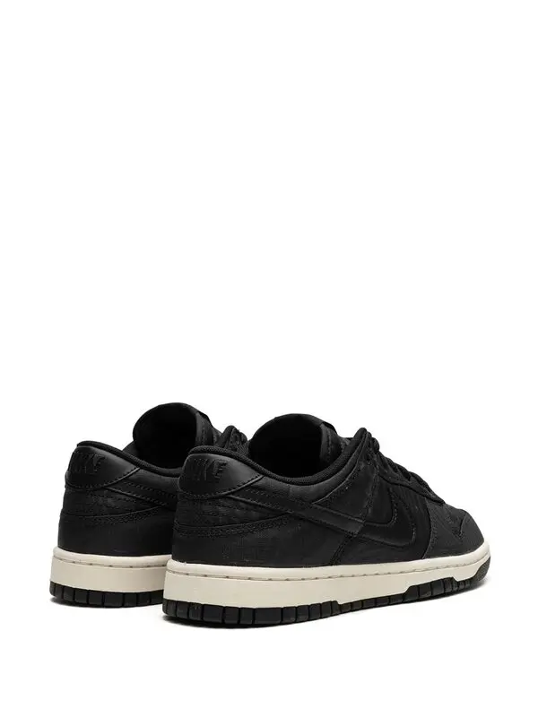 Nike Dunk Low Retro Prm Canvas Sneakers - Black