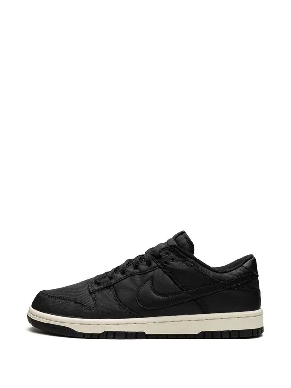 Nike Dunk Low Retro Prm Canvas Sneakers - Black