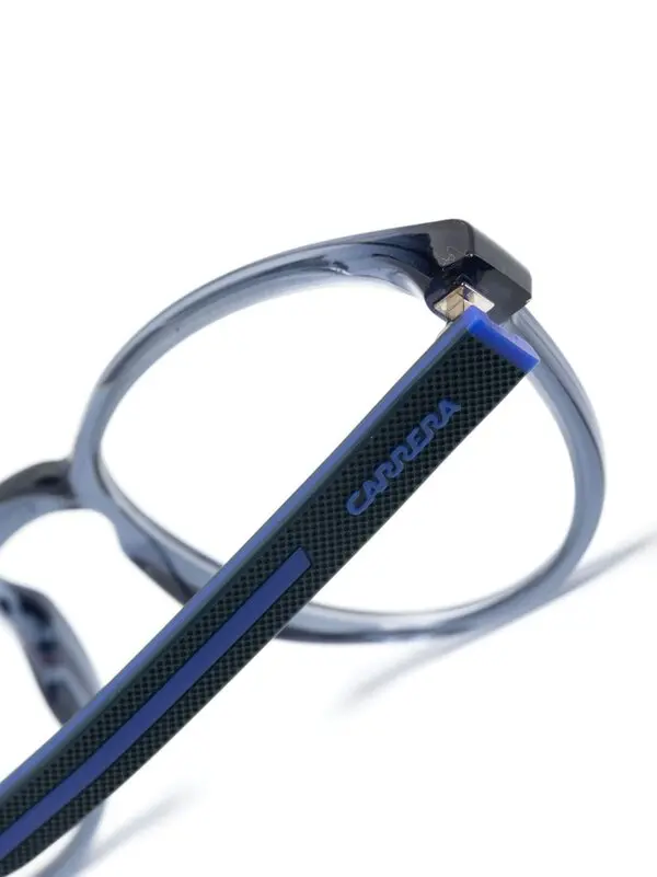 Carrera Eyewear Logo-plaque Round-frame Glasses