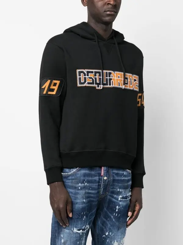 Dsquared2 Logo-print Drawstring Hoodie