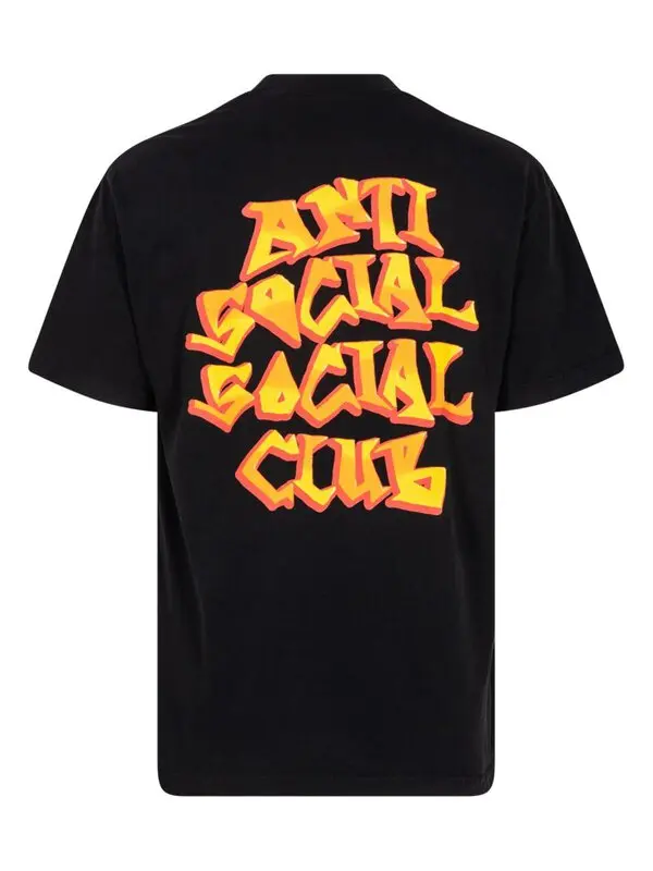 ANTI SOCIAL SOCIAL CLUB Low Brow Cotton T-shirt - Black