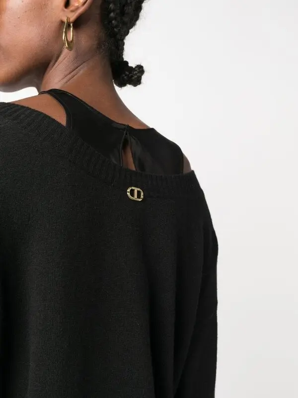 TWINSET Layered Jumper Dress